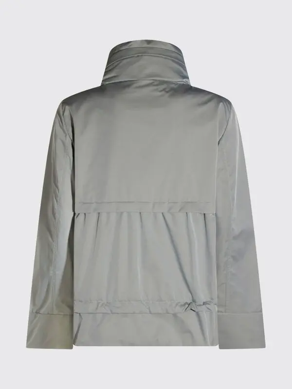 MOORER Short Technical Fabric Hooded Windbreaker Jacket