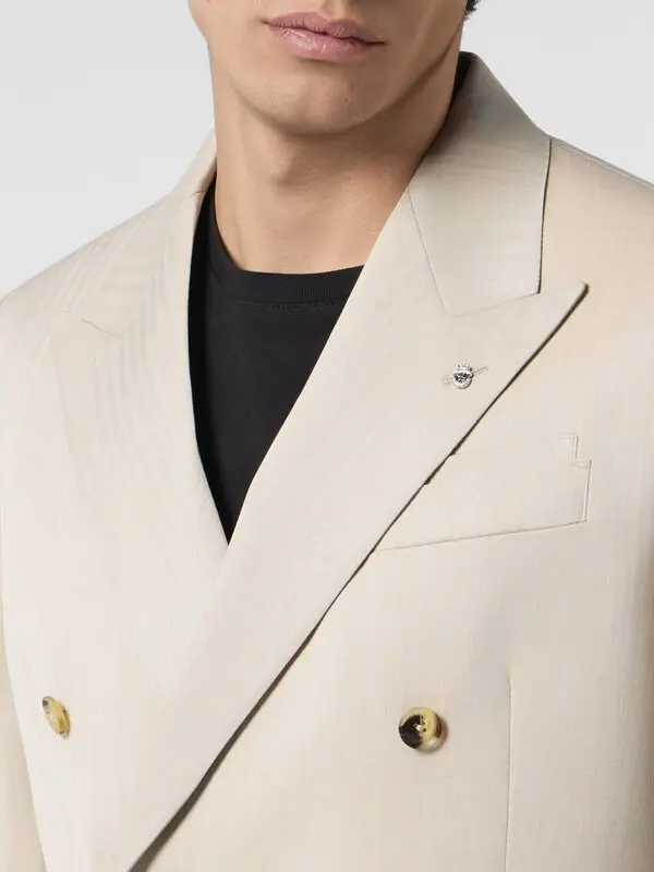 BILLIONAIRE Double Breasted Tailored Blazer