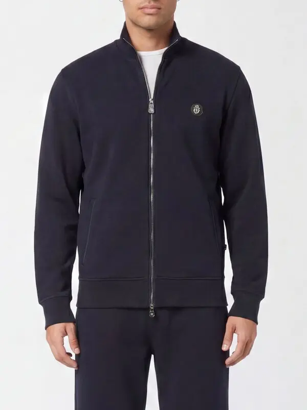 BILLIONAIRE Zip-up Track Jacket - Navy