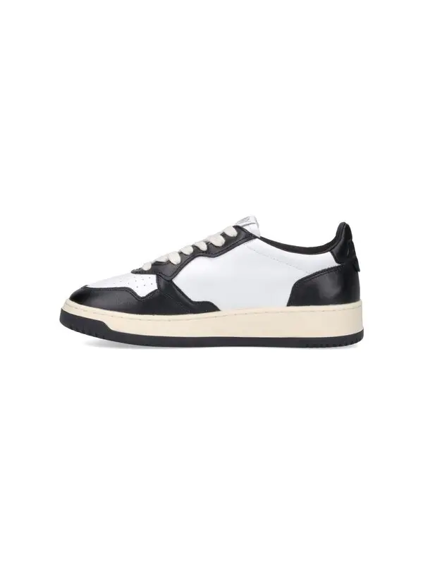 AUTRY Medalist Low-top Leather Sneakers - White