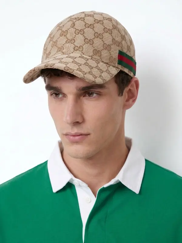 Gucci Baseball Cap "gg" Monogrammed Canvas - Beige