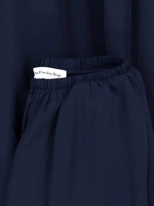 THE FRANKIE SHOP Elie Fluid Maxi Skirt - Blue