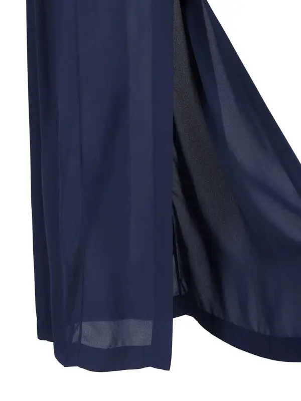THE FRANKIE SHOP Elie Fluid Maxi Skirt - Blue