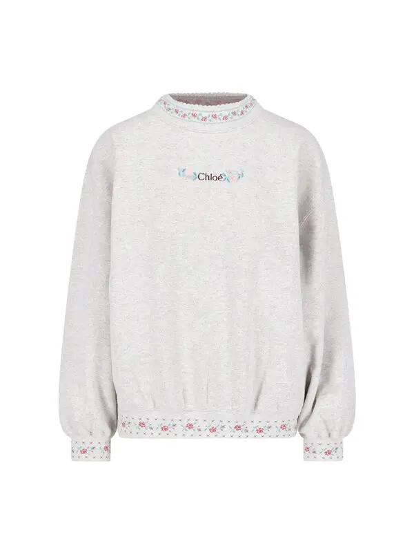 Polo Ralph Lauren Cotton Logo Sweatshirt By - Gray