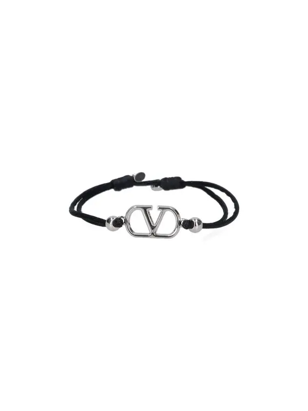 Valentino Garavani V Logo" Bracelet - Black
