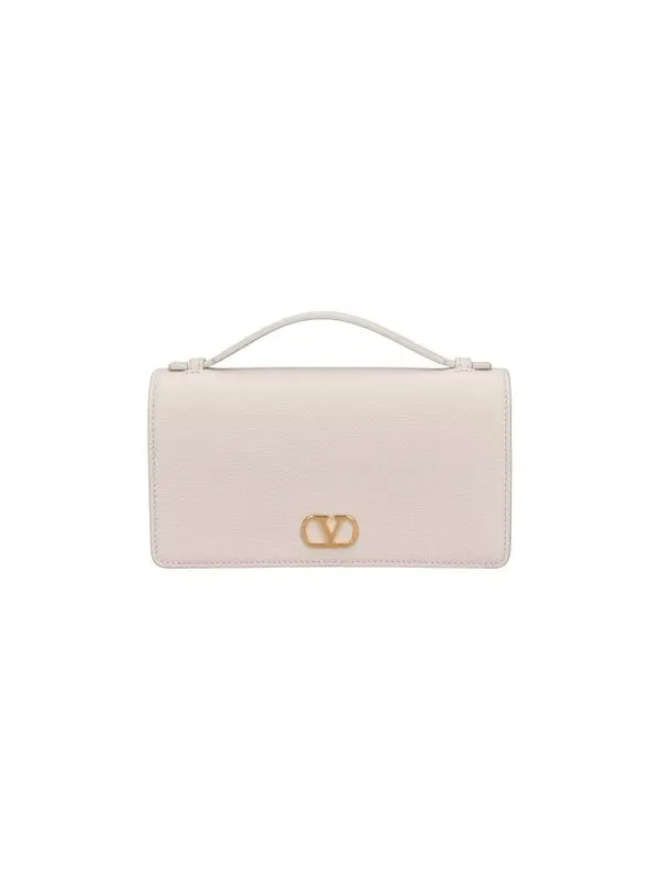 Valentino Garavani Chain Wallet "vlogo Signature - White