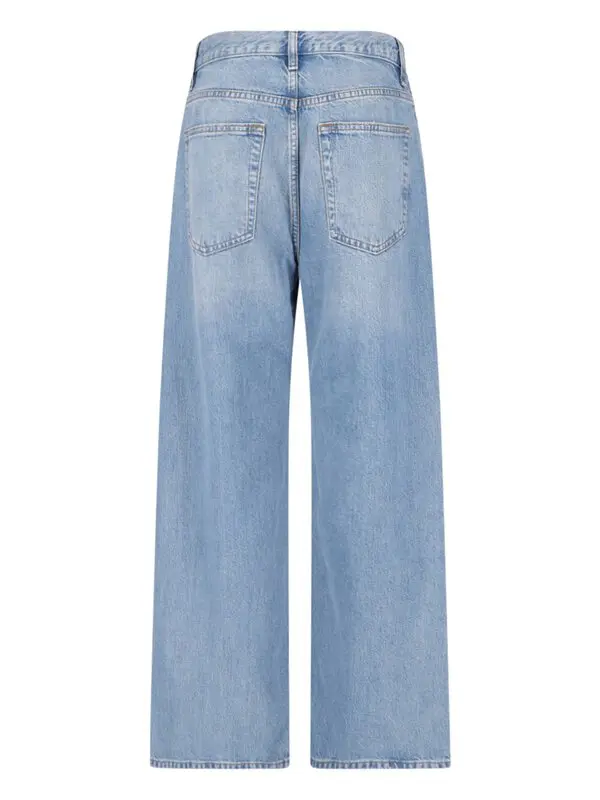 FRAME The Bow Straight Jeans - Light Blue