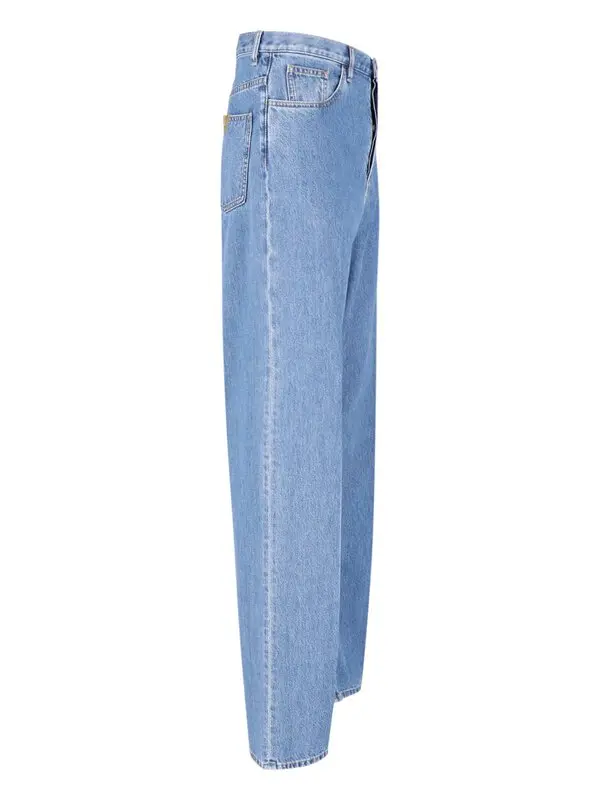 Valentino Garavani Vgold" Straight Leg Jeans