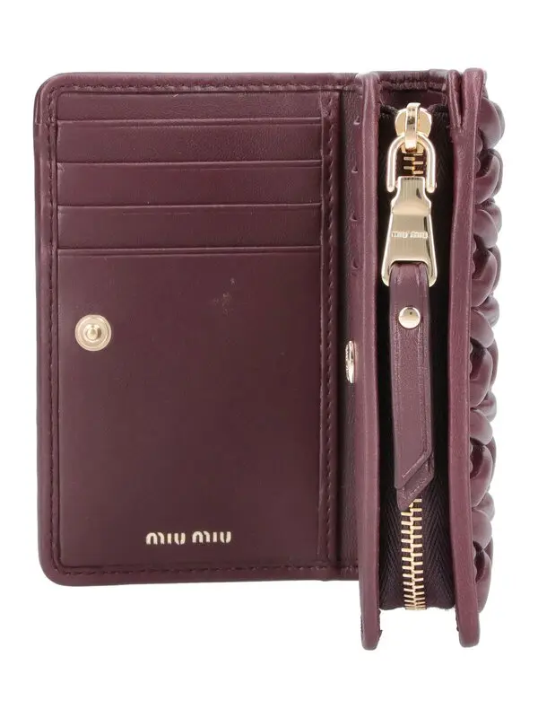 Miu Miu Quilted Nappa Wallet