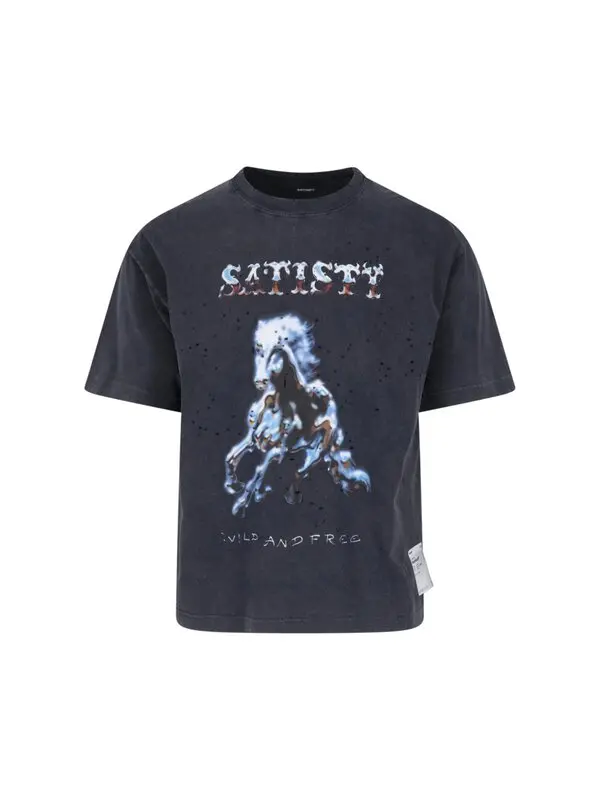 Satisfy Printed T-shirt "mothtech