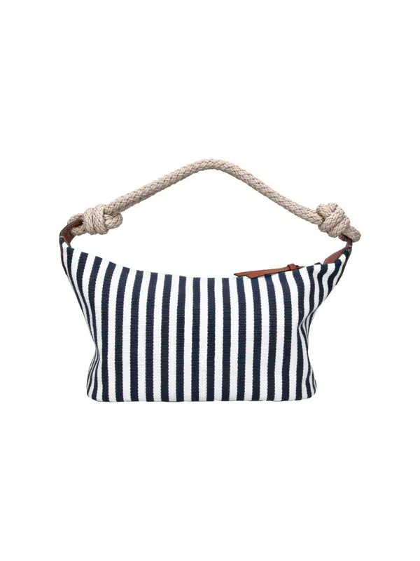 Miu Miu Striped Shoulder Pouch