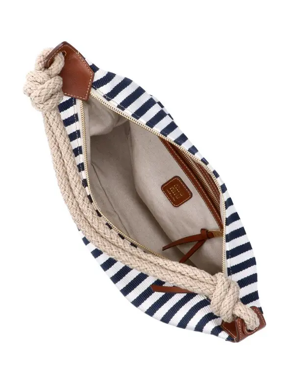 Miu Miu Striped Shoulder Pouch