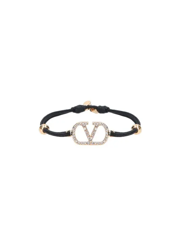 Valentino Garavani Vlogo Bracelet - Black