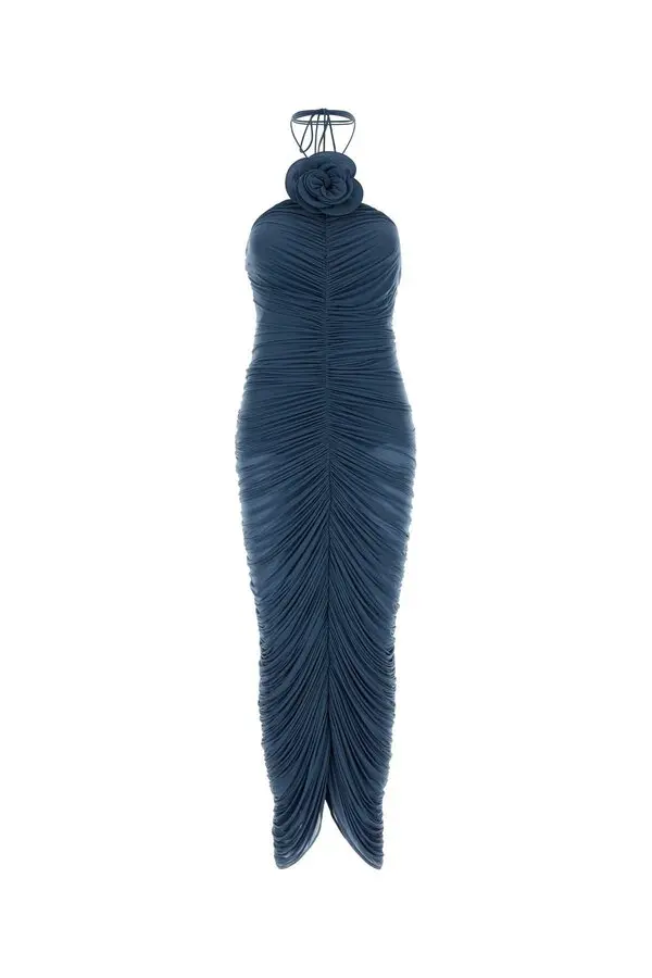Magda Butrym Air Force Stretch Jersey Dress - Blue
