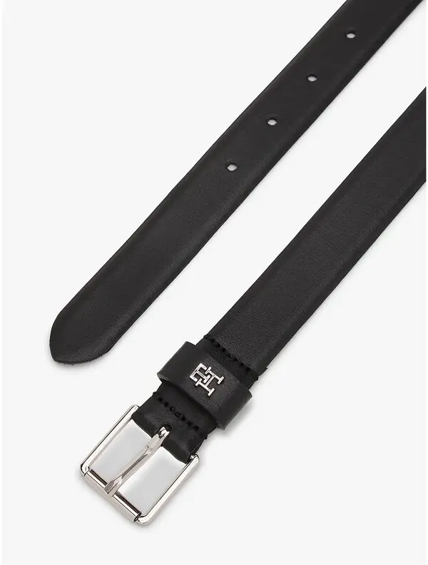 Tommy Hilfiger Slim Leather Belt With Square Buckle