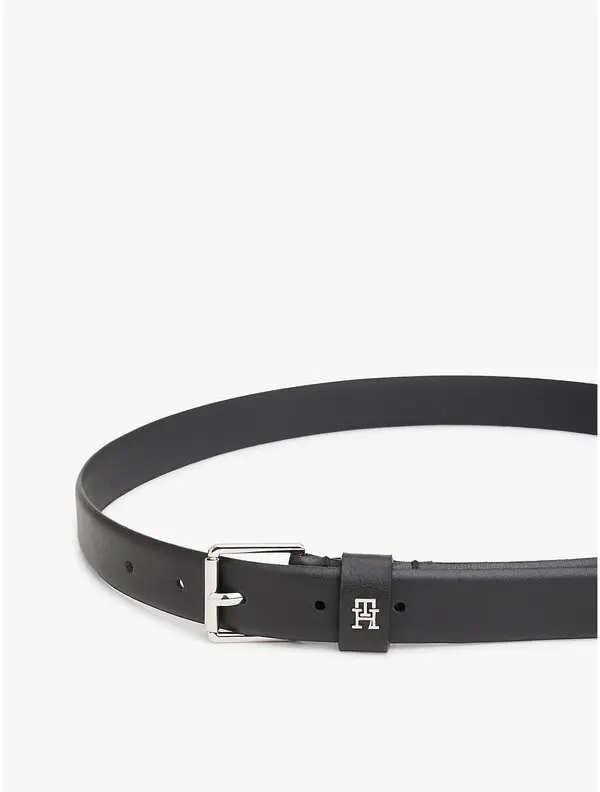 Tommy Hilfiger Slim Leather Belt With Square Buckle
