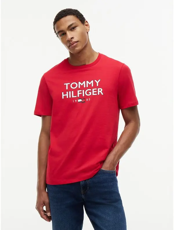 Tommy Hilfiger Bold Tommy 1985 Logo T-shirt
