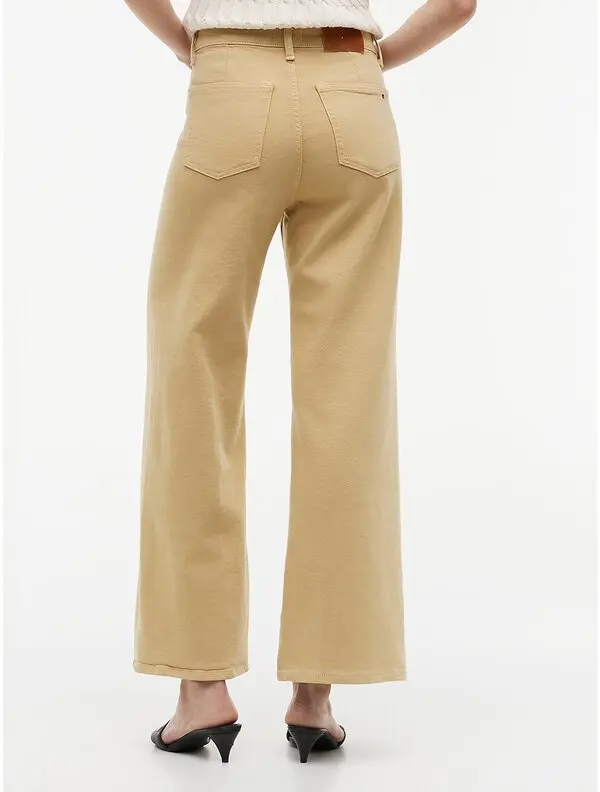 Tommy Hilfiger Cropped Wide Leg Jeans