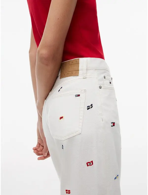 Tommy Hilfiger Sailing Flag Wide Leg Jeans