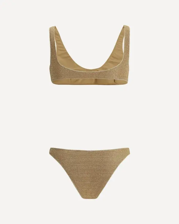 Oseree Lumiere Sporty Bikini - Gold