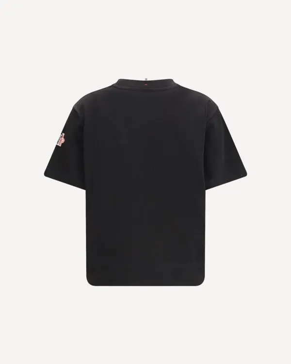 Moncler Cotton Logo T-shirt - Black