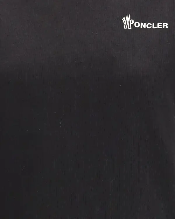 Moncler Cotton Logo T-shirt - Black