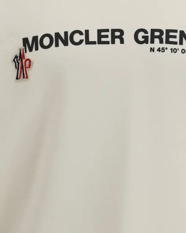 Moncler Cotton Hoodie With Embroidered Logo