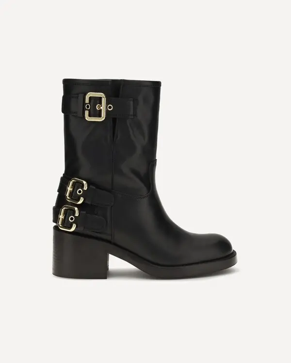 Chloé Dakota Buckled Leather Boots