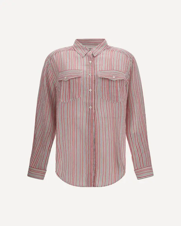 MARANT ETOILE Striped Cotton Shirt