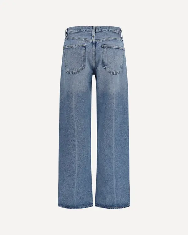 AGOLDE Wide-leg Creased Jeans