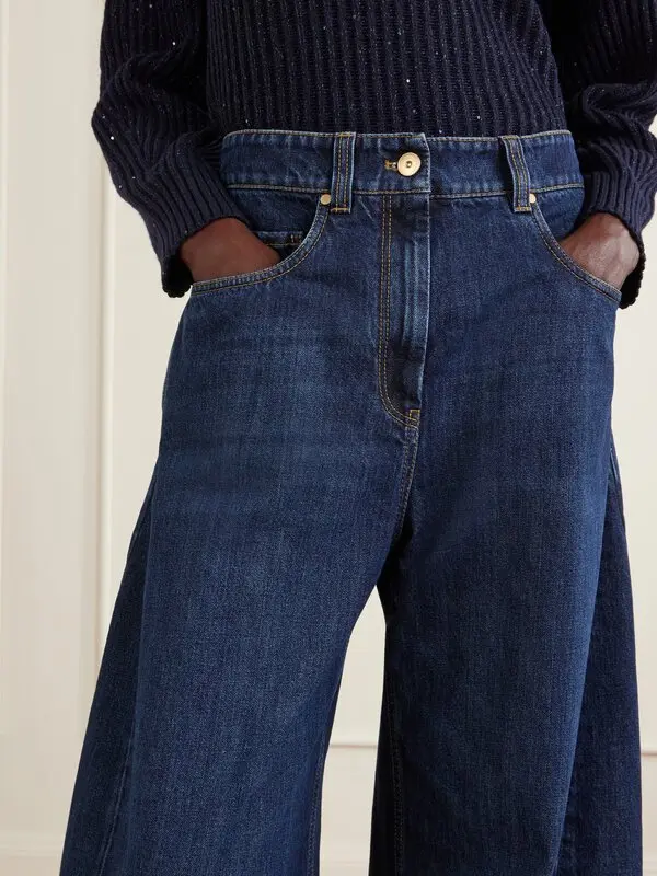 Brunello Cucinelli Mid-rise Wide-leg Jeans