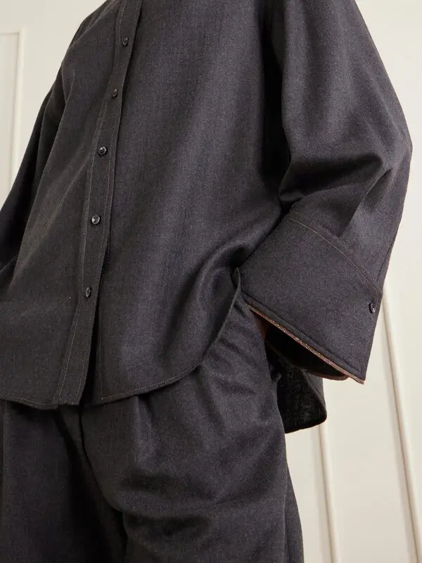 Brunello Cucinelli Oversized Wool Shirt