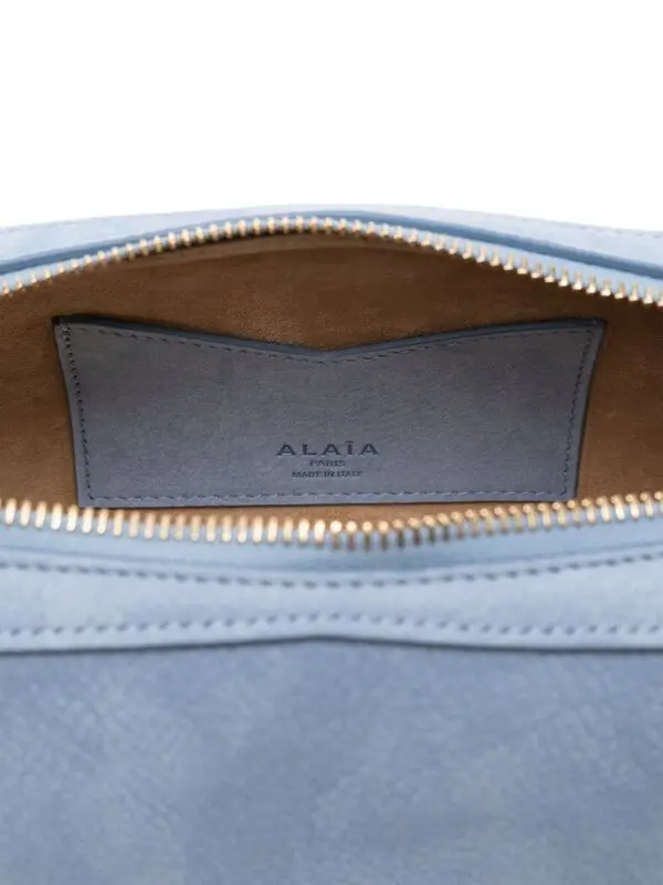 Alaïa Le Teckel Medium Leather Shoulder Bag - Blue