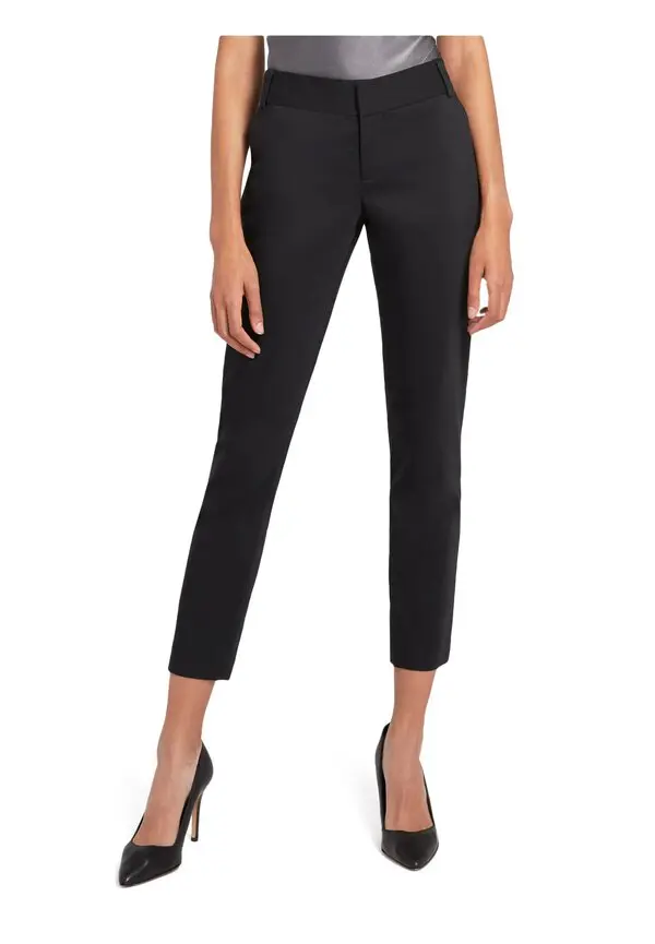 Alice + Olivia Stacey Slim Trousers - Black