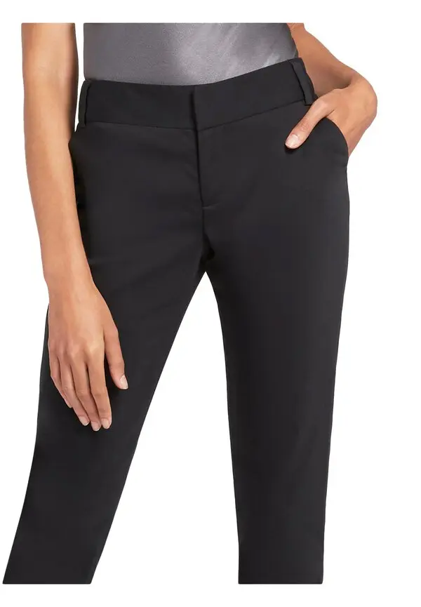Alice + Olivia Stacey Slim Trousers - Black