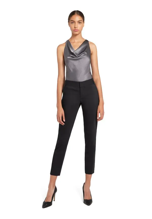 Alice + Olivia Stacey Slim Trousers - Black