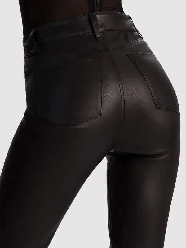 Alice + Olivia Casey Leather Ankle Pants