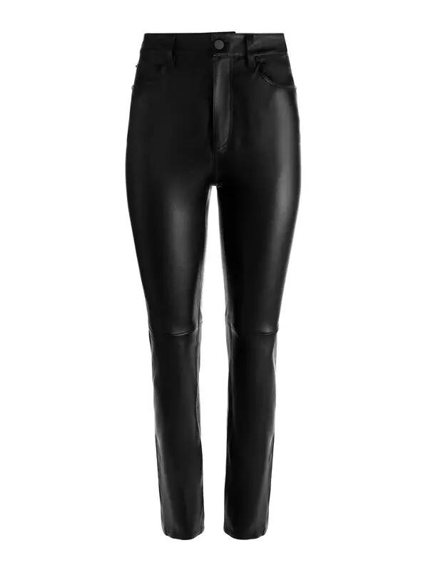 Alice + Olivia Casey Leather Ankle Pants