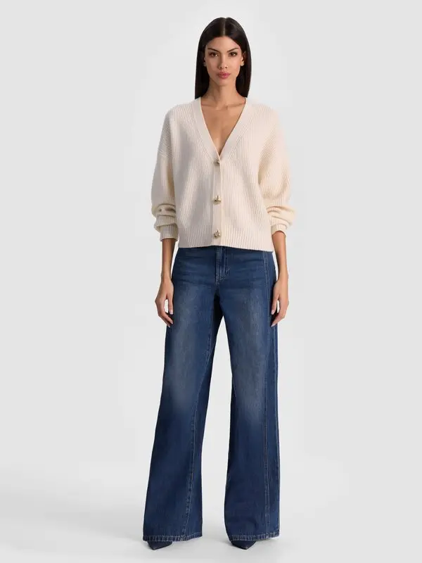 Alice + Olivia Atticus Cashmere Cardigan
