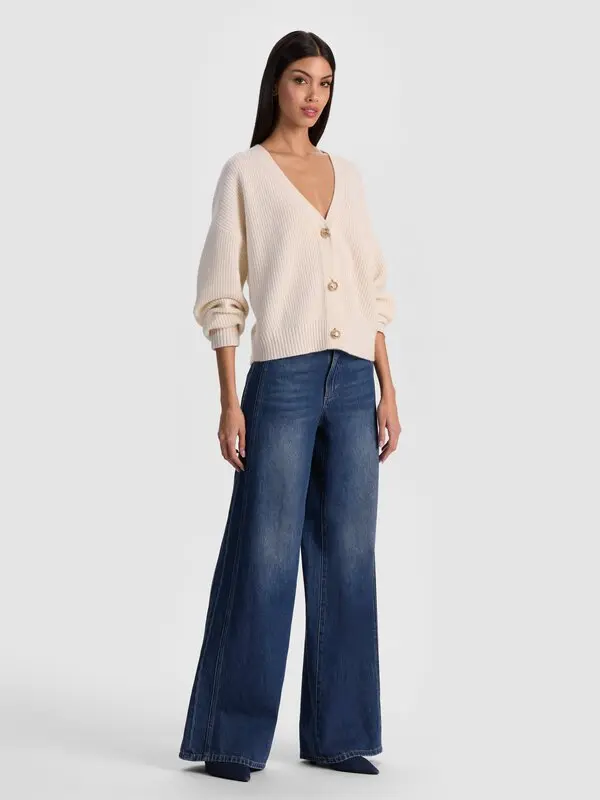 Alice + Olivia Atticus Cashmere Cardigan