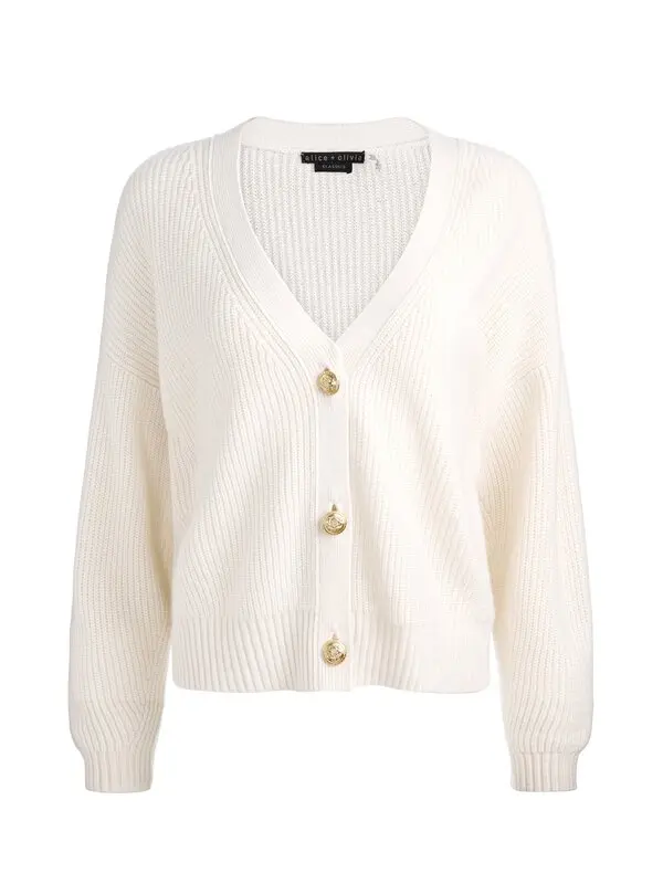 Alice + Olivia Atticus Cashmere Cardigan