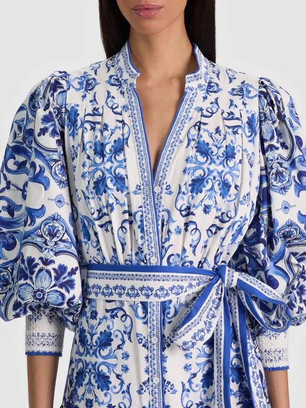 Alice + Olivia Cora Maxi Shirt Dress