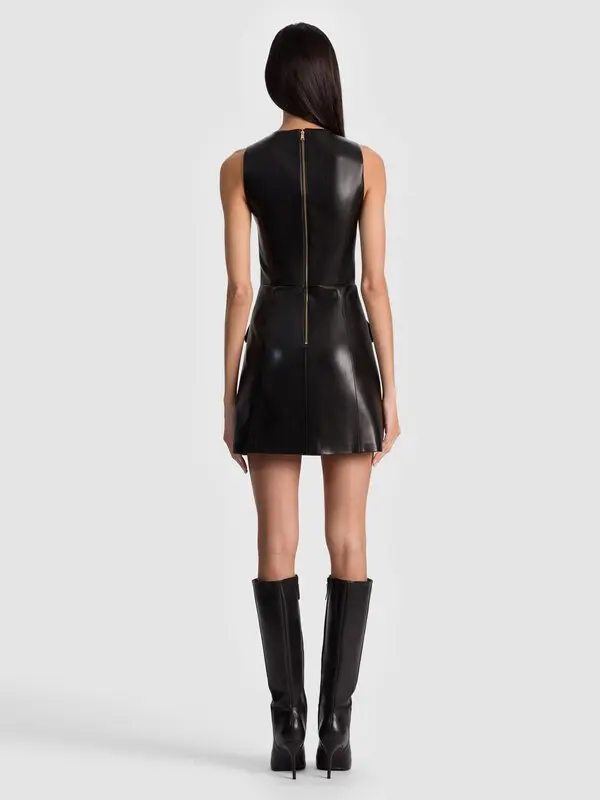 Alice + Olivia Marcella Vegan Mini Dress