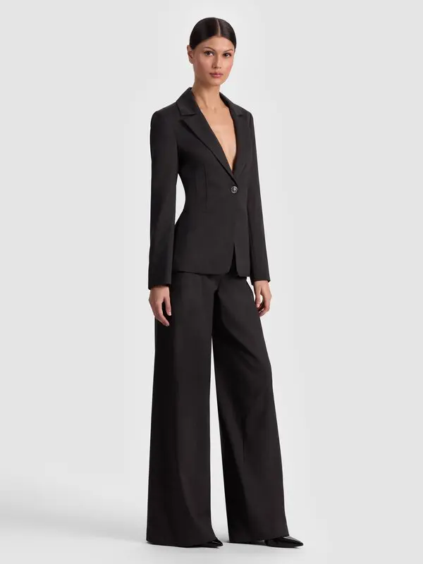 Alice + Olivia Macey Cinched Waist Blazer