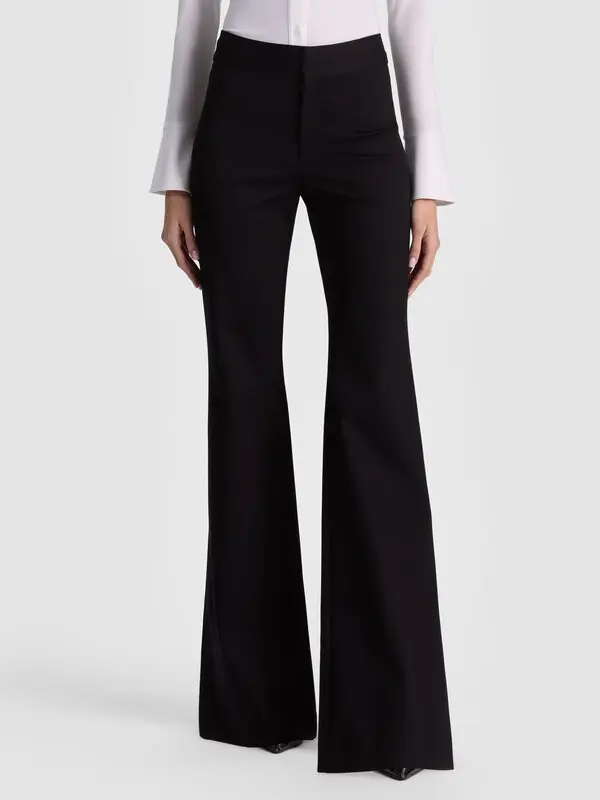 Alice + Olivia Andrew Flare Pant - Black