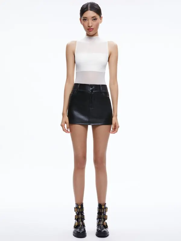 Alice + Olivia Nichol Bodysuit - Ecru
