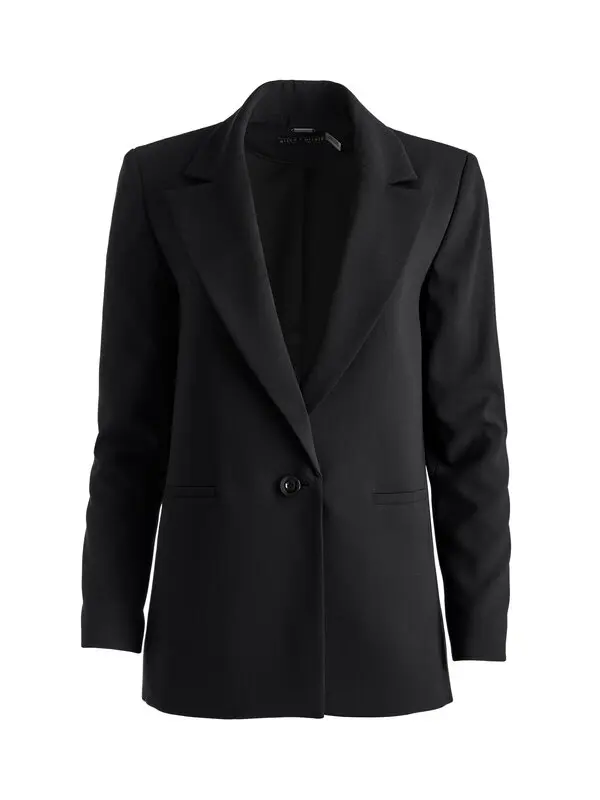 Alice + Olivia Denny Boyfriend Blazer - Black