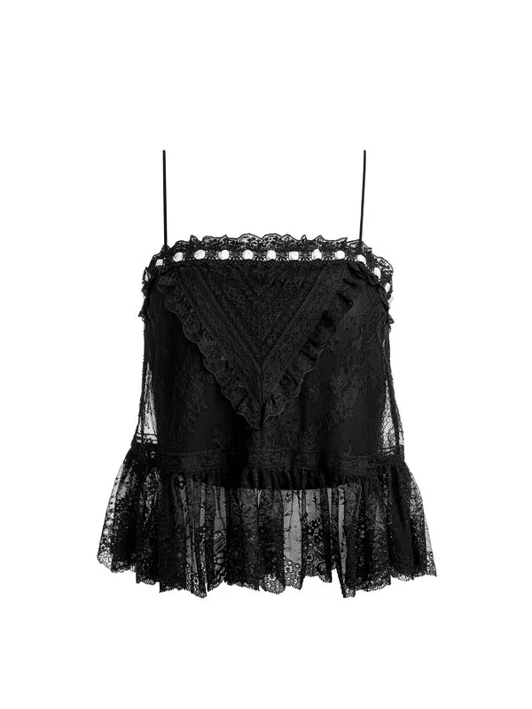 Alice + Olivia Alessia Lace Top