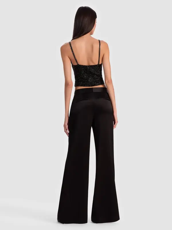 Alice + Olivia Nina Embellished Bustier Top