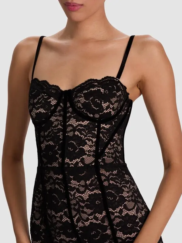 Alice + Olivia Carissa Lace Maxi Dress